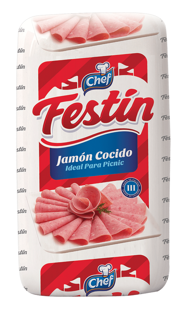 PRODUCTOS CHEF - JAMON COCIDO FESTÍN