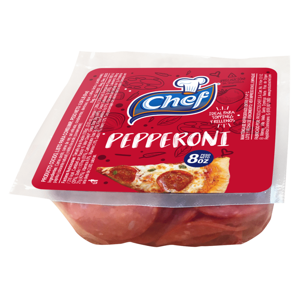 PRODUCTOS CHEF - PEPPERONI REBANADO